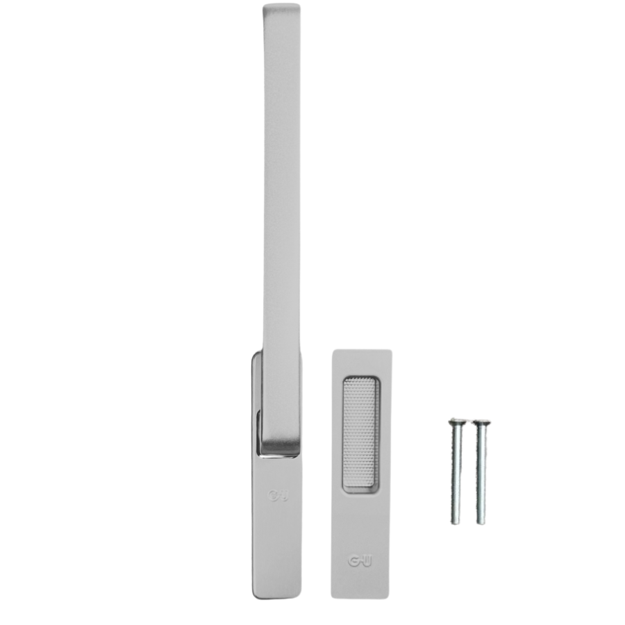 GU sliding door fittings with bowl on the outside handle without cylin ...